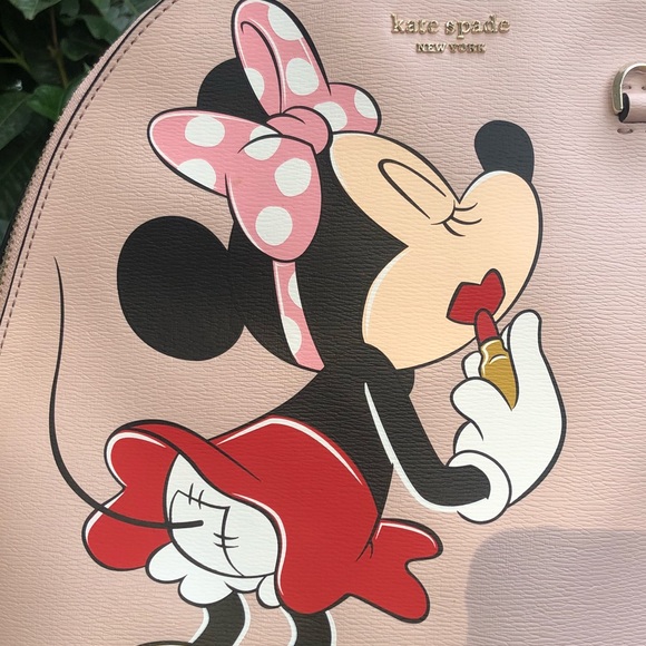 kate spade | Bags | Kate Spade Minnie Mouse Backpack Bag Disney Mickey ...